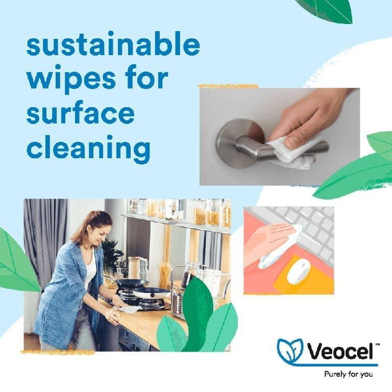 VEOCEL™ Products Ingredients: Wipes Made From Lyocell & Viscose Fibers