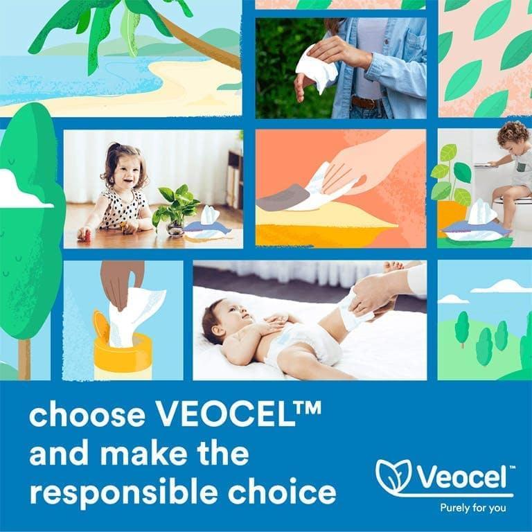 VEOCEL™ Products Ingredients: Wipes Made From Lyocell & Viscose Fibers