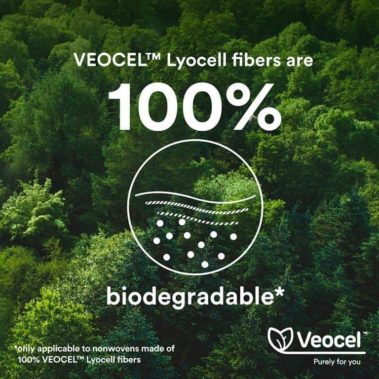 VEOCEL™ Products Ingredients: Wipes Made From Lyocell & Viscose Fibers